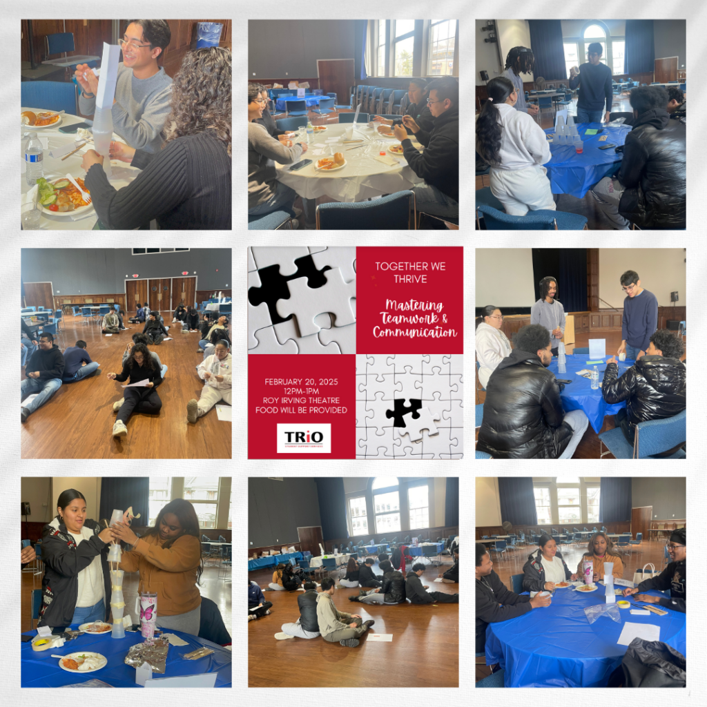 TRIO SSS Program Hosts “Together We Thrive” Workshop on Teamwork & Communication