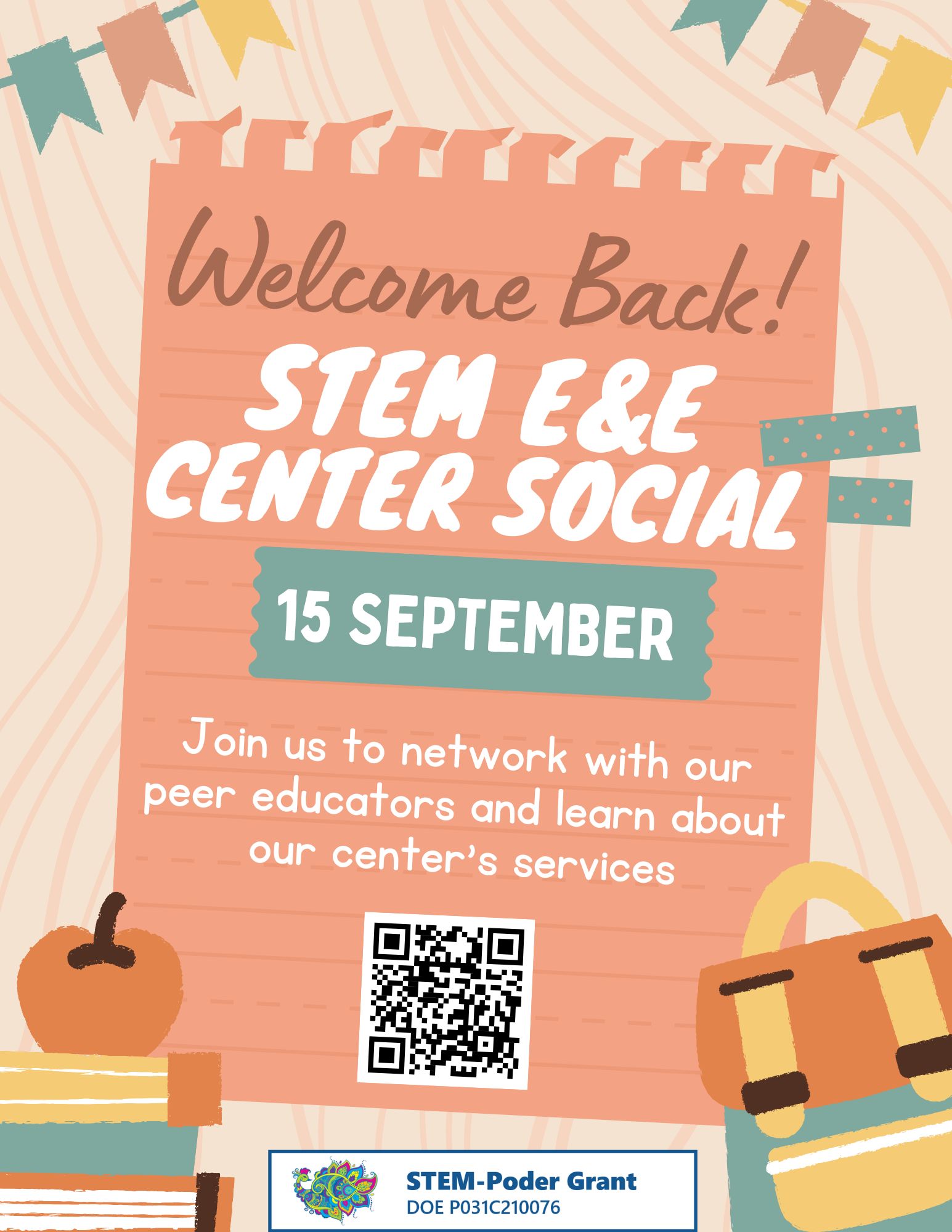 Welcome Back to the STEM E&E Center Event