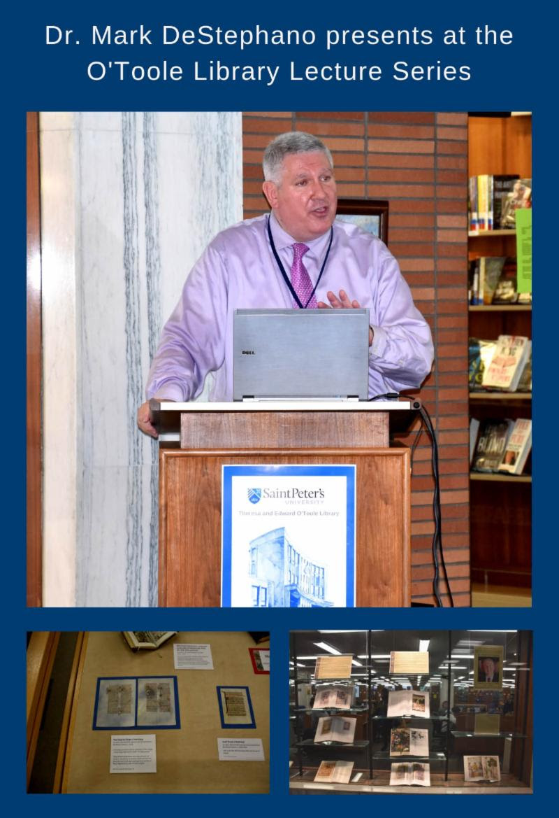 Dr. DeStephano Presents on the History of Illuminated Manuscripts